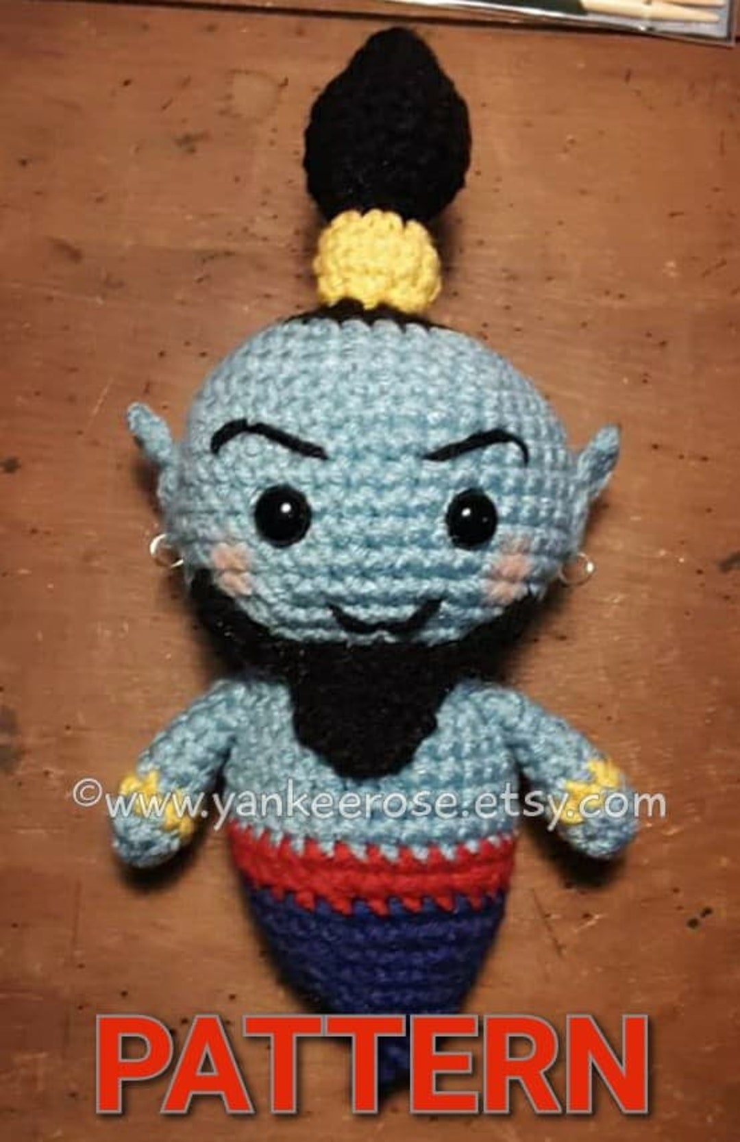 Baby Djinn Fan Art Amigurmi Doll PATTERN ONLY - Etsy