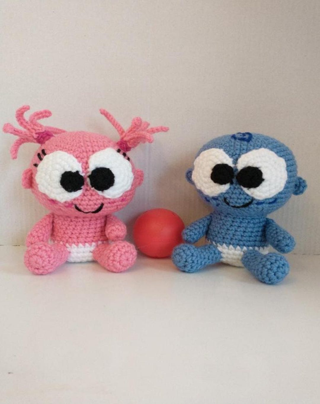 Baby's First Goo Goo & Gaa Gaa Amigurumi Plush Dolls - Set of 2 - Etsy