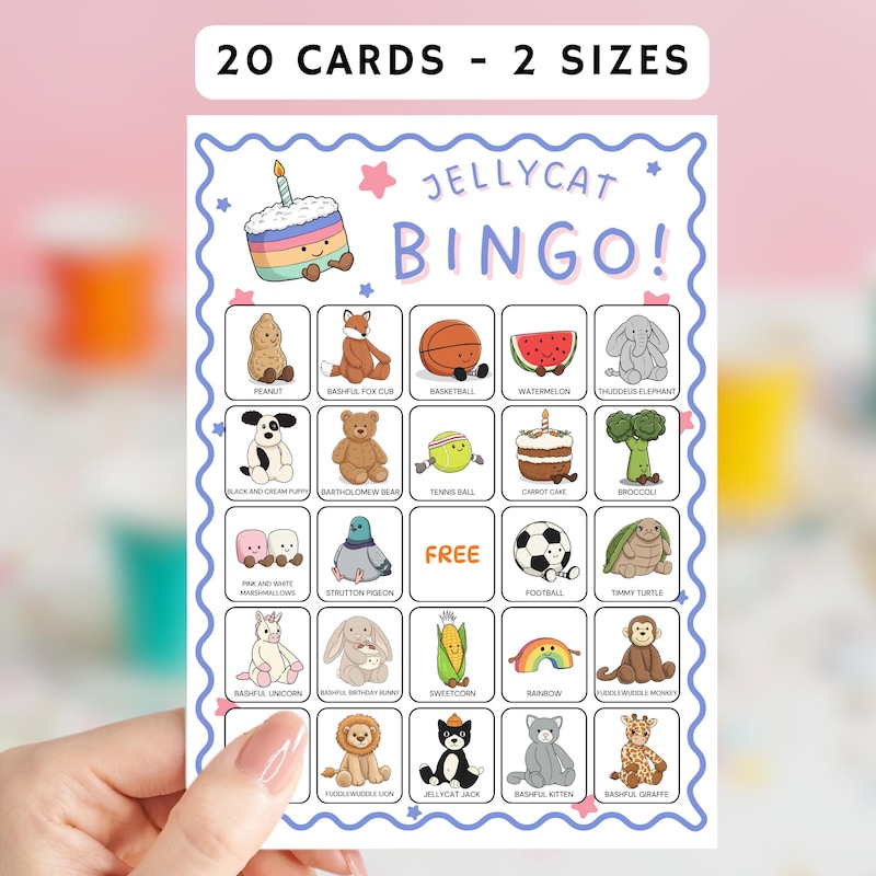 Jellycat Bunny Printables - Etsy