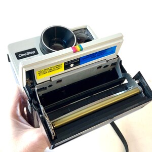 Vintage 70s Rainbow Striped Polaroid Land Instant Film Camera Retro ...