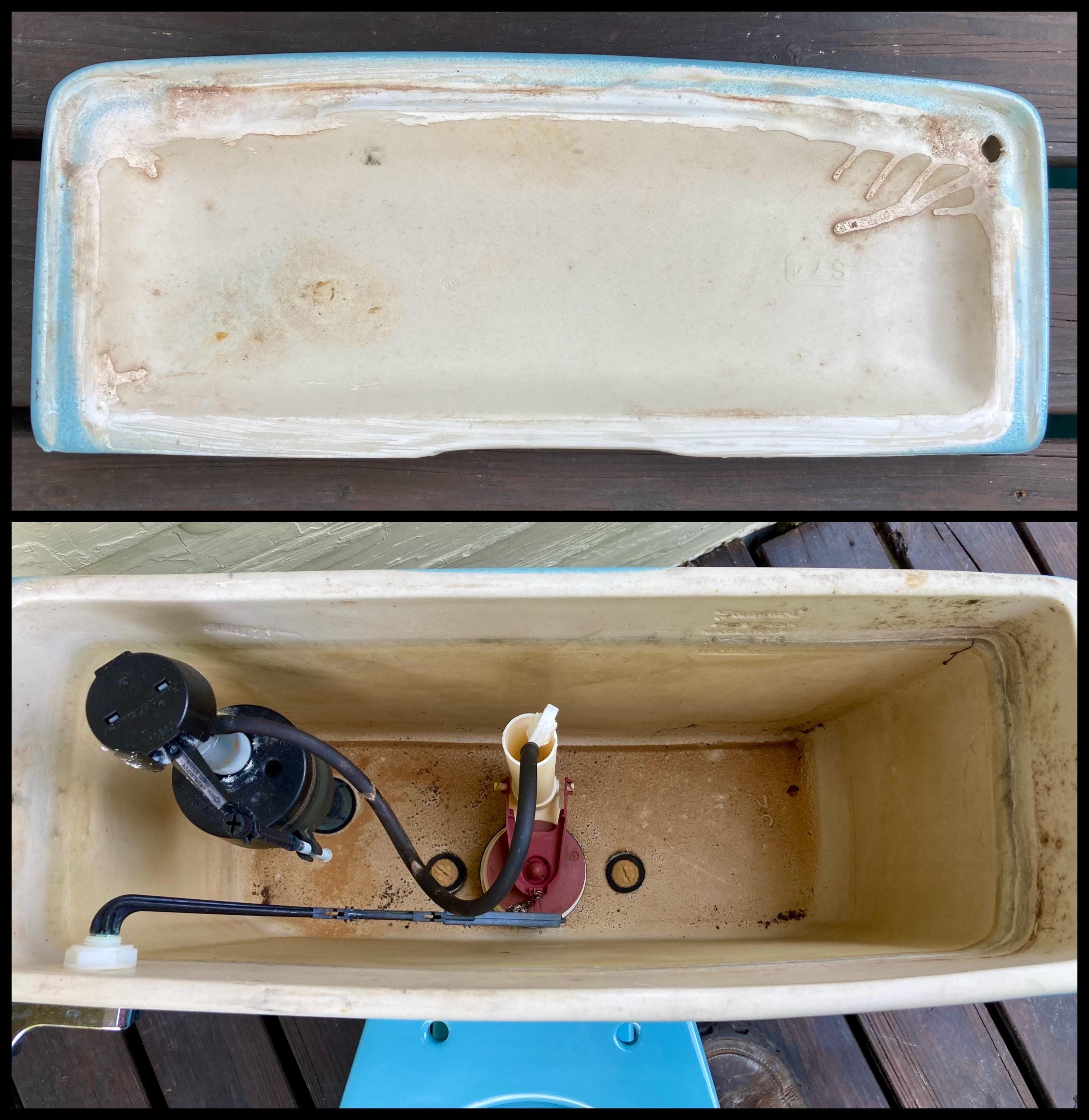 Vintage American Standard Blue TOILET Mid Century Modern Bathroom ...