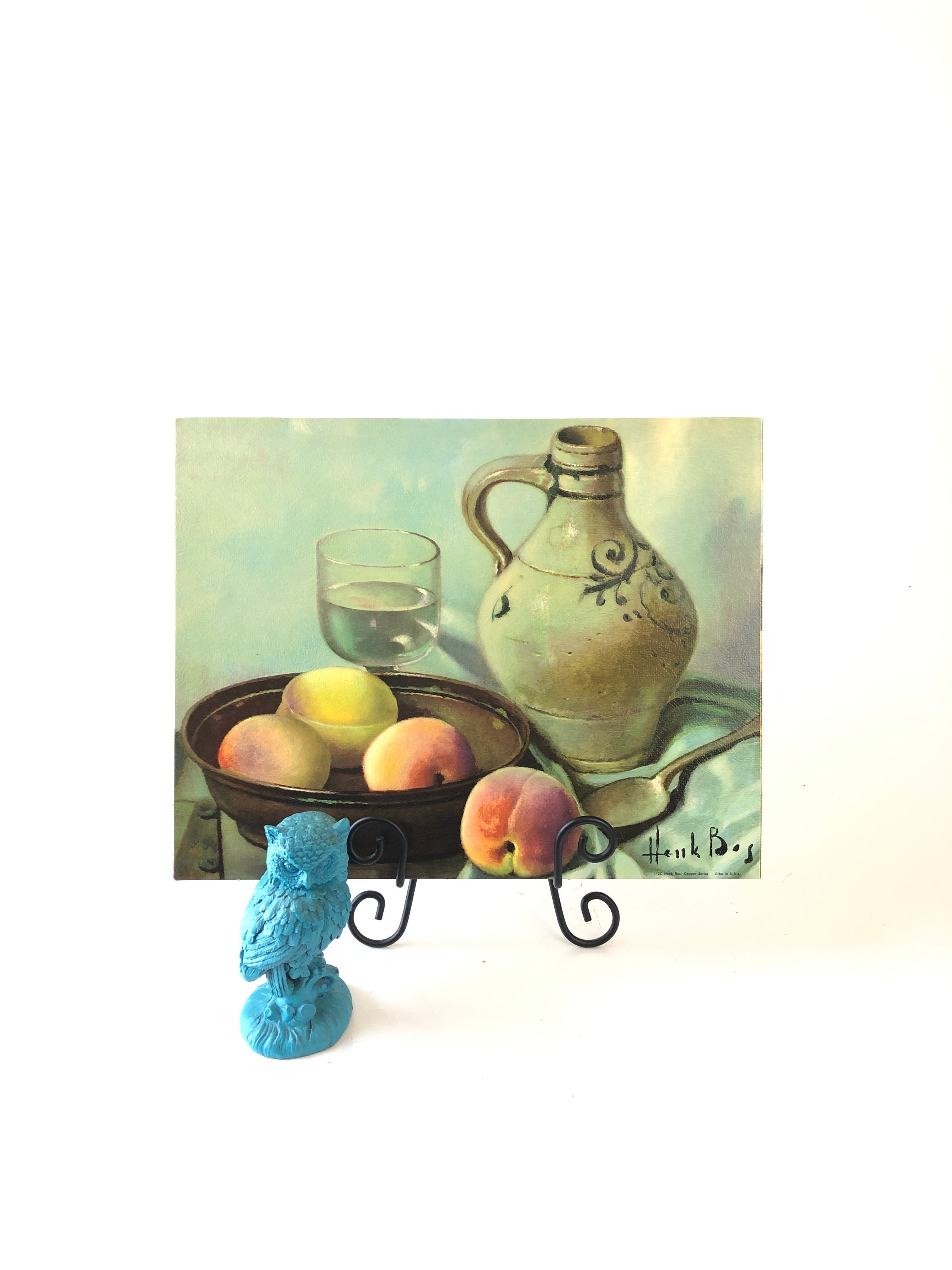 Barware Vintage Old Crow WHISKEY DECANTER ceramic forest green empty ...