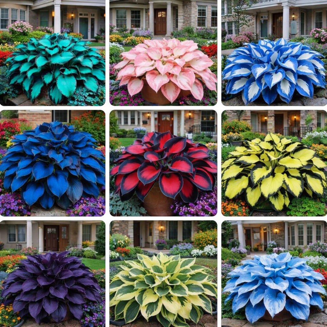 Hosta Seeds Rare Mix | Colorful Variegated Hardy Perennial | Shade ...