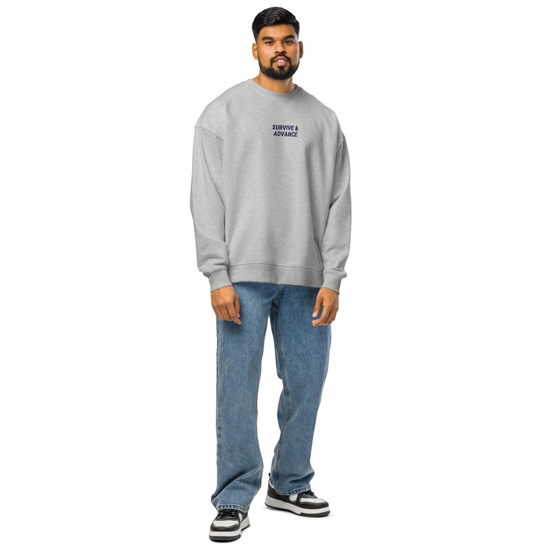 Survive & Advance Crewneck | Oversized Basketball Sweatshirt | March ...