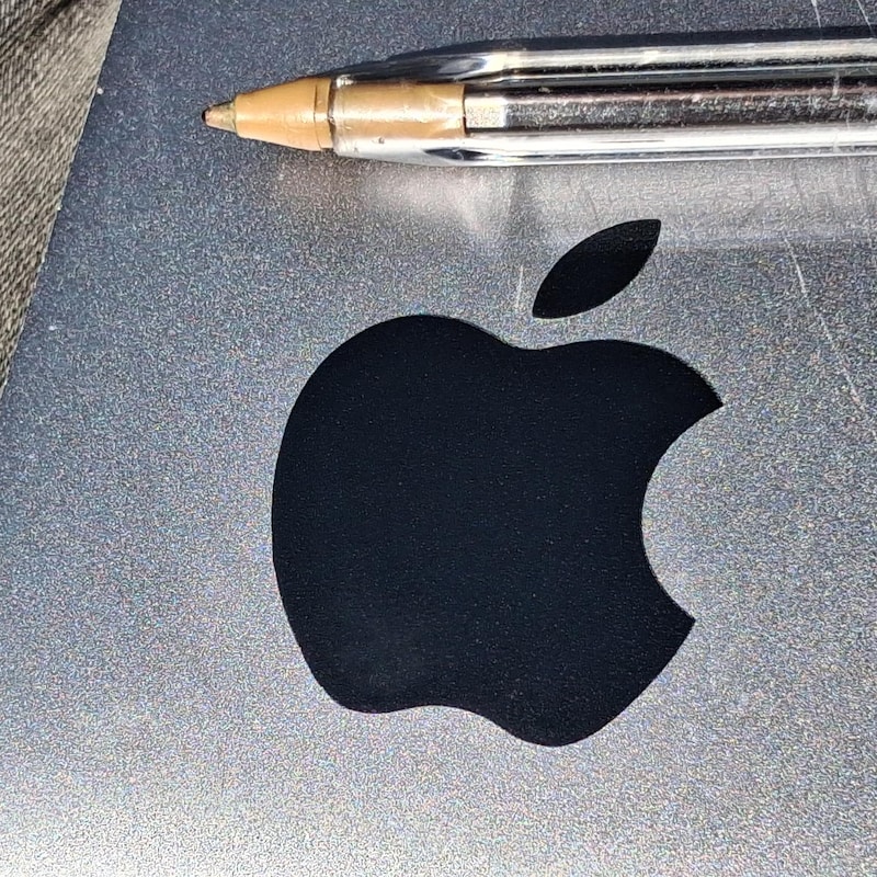 Imac Apple Logo Decal - Etsy