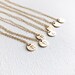 Initial Necklace Custom Initial Jewelry Minimalist Everyday - Etsy