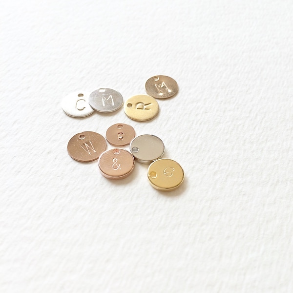 Initial Charm - Etsy