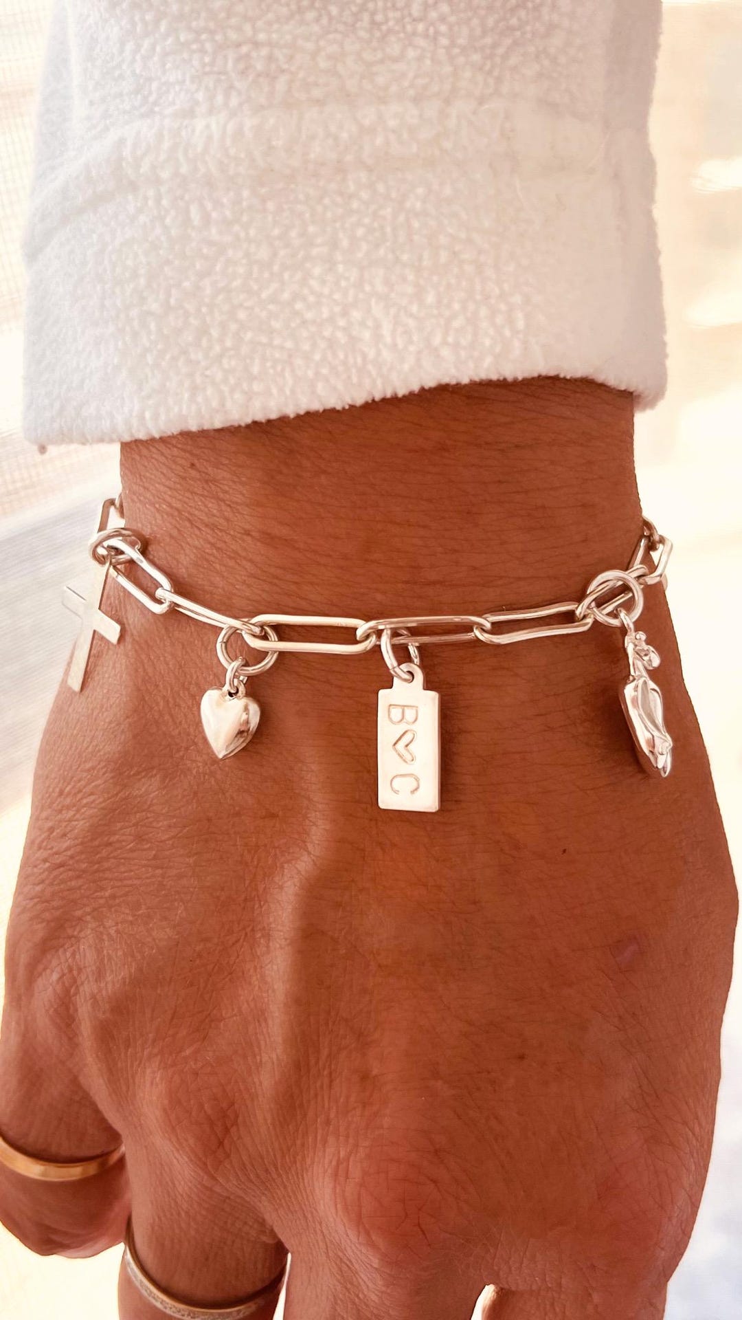 Sterling Silver Stories Charm Bracelet, Charm Bracelet, Valentines Day ...