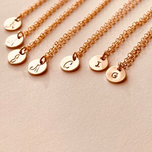 Initial Necklace, Custom Initial Jewelry, Minimalist Everyday Wear ...