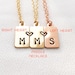 Initial Necklace, Matching Necklace - Etsy