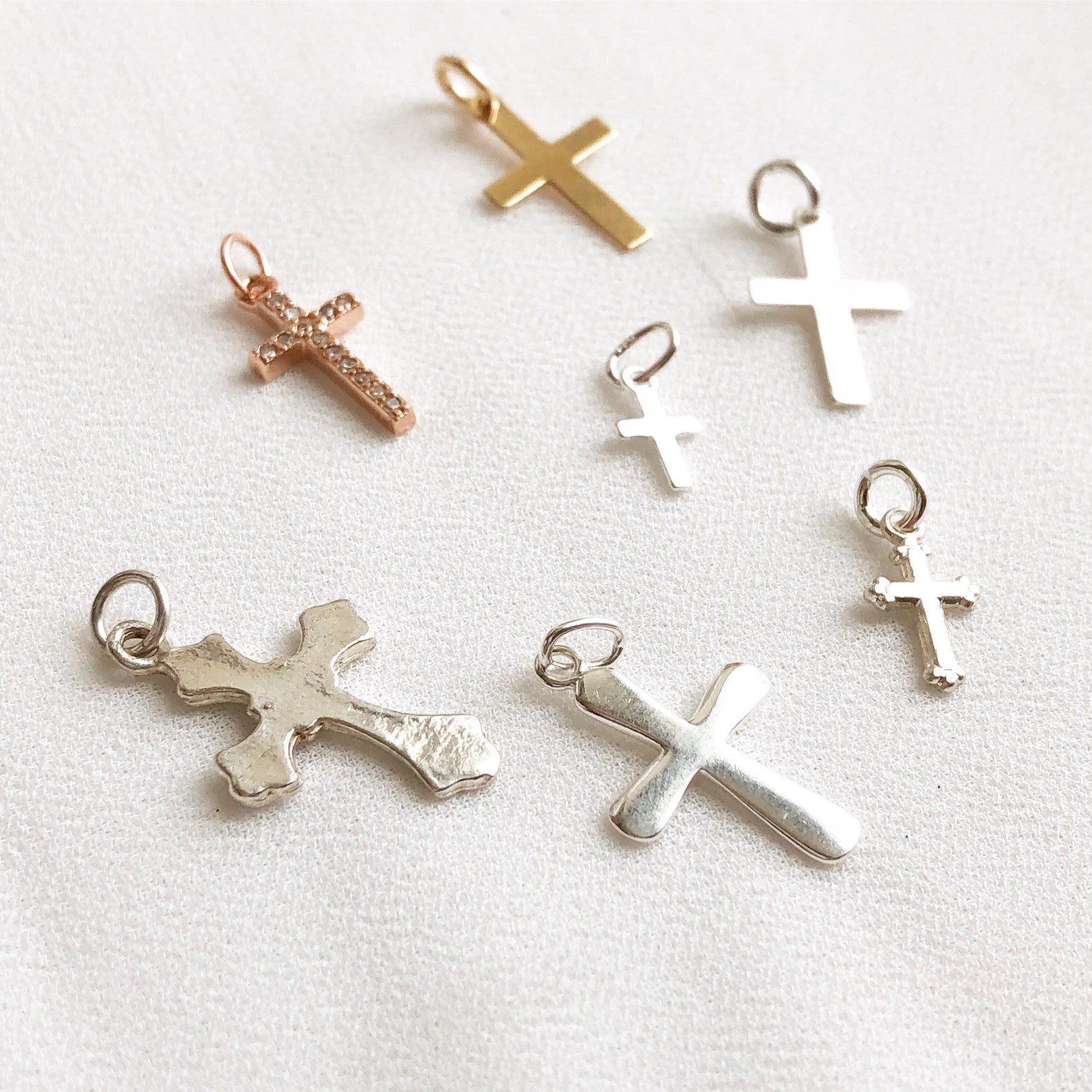 Faith Charm Add Ons Cross Charm Add a Charm Religious - Etsy