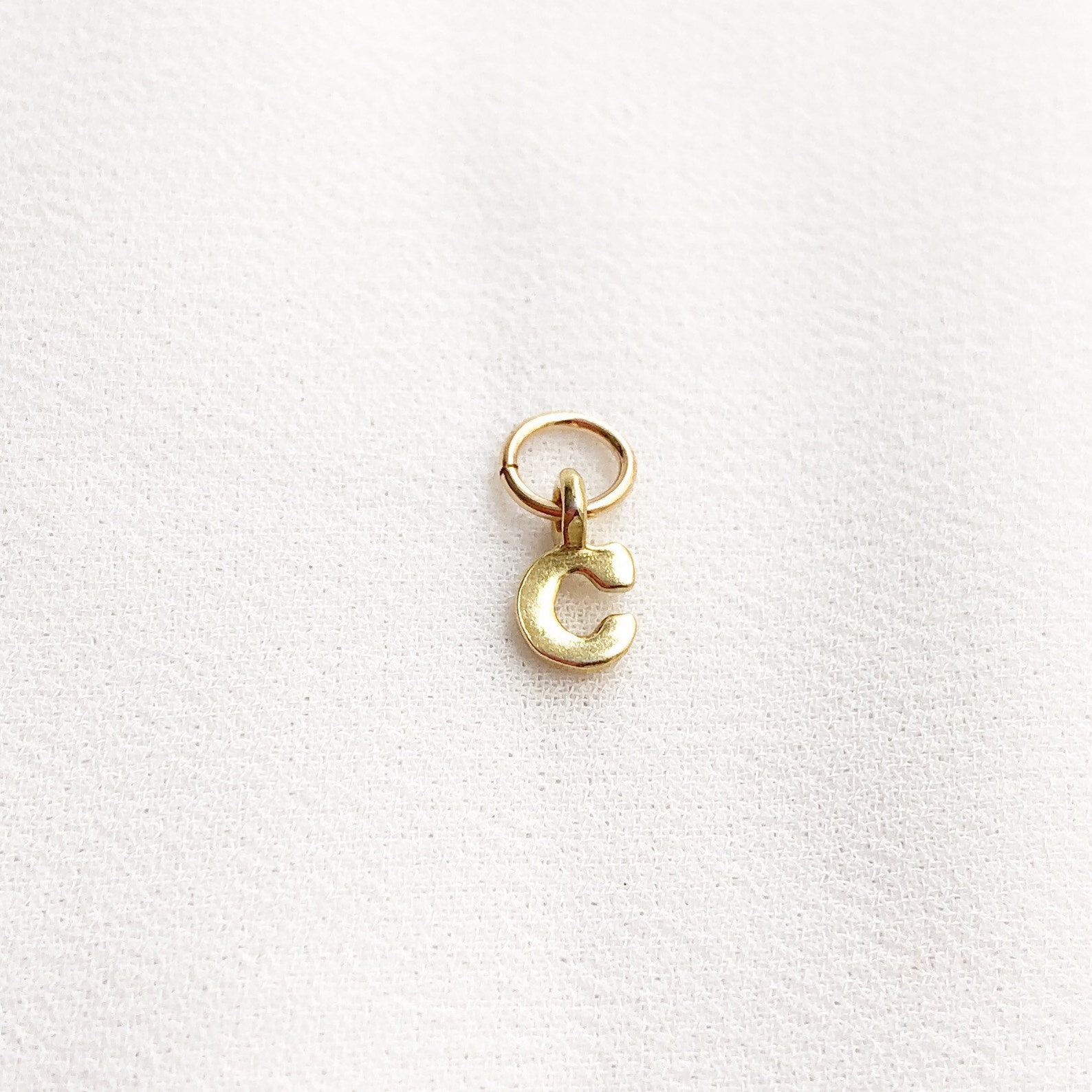 Gold Letter Charm Add A Charm Block Letter Charm Extra Add | Etsy