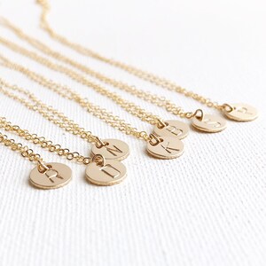 Initial Necklace, Custom Initial Jewelry, Minimalist Everyday Wear ...
