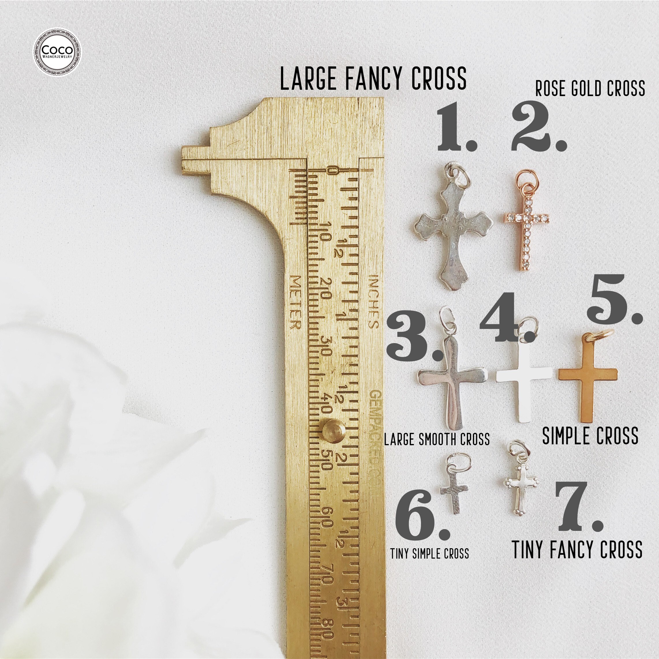 Faith Charm Add Ons Cross Charm Add a Charm Religious | Etsy