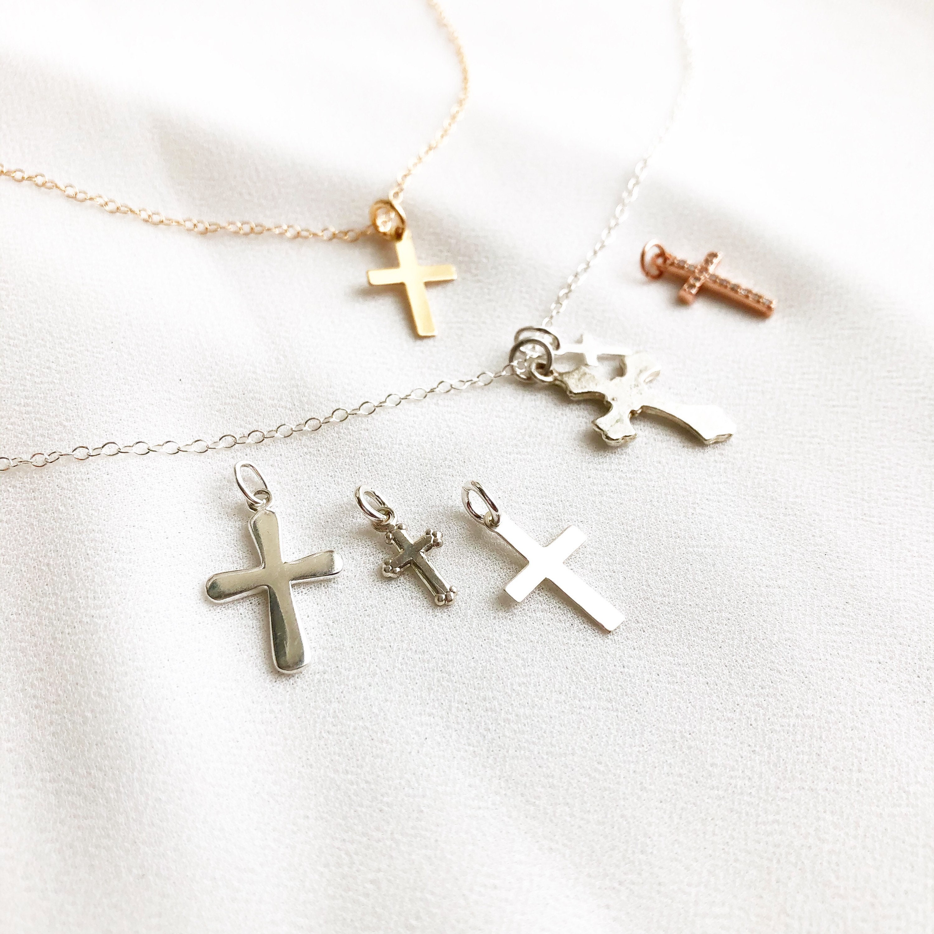 Faith Charm Add Ons Cross Charm Add a Charm Religious | Etsy