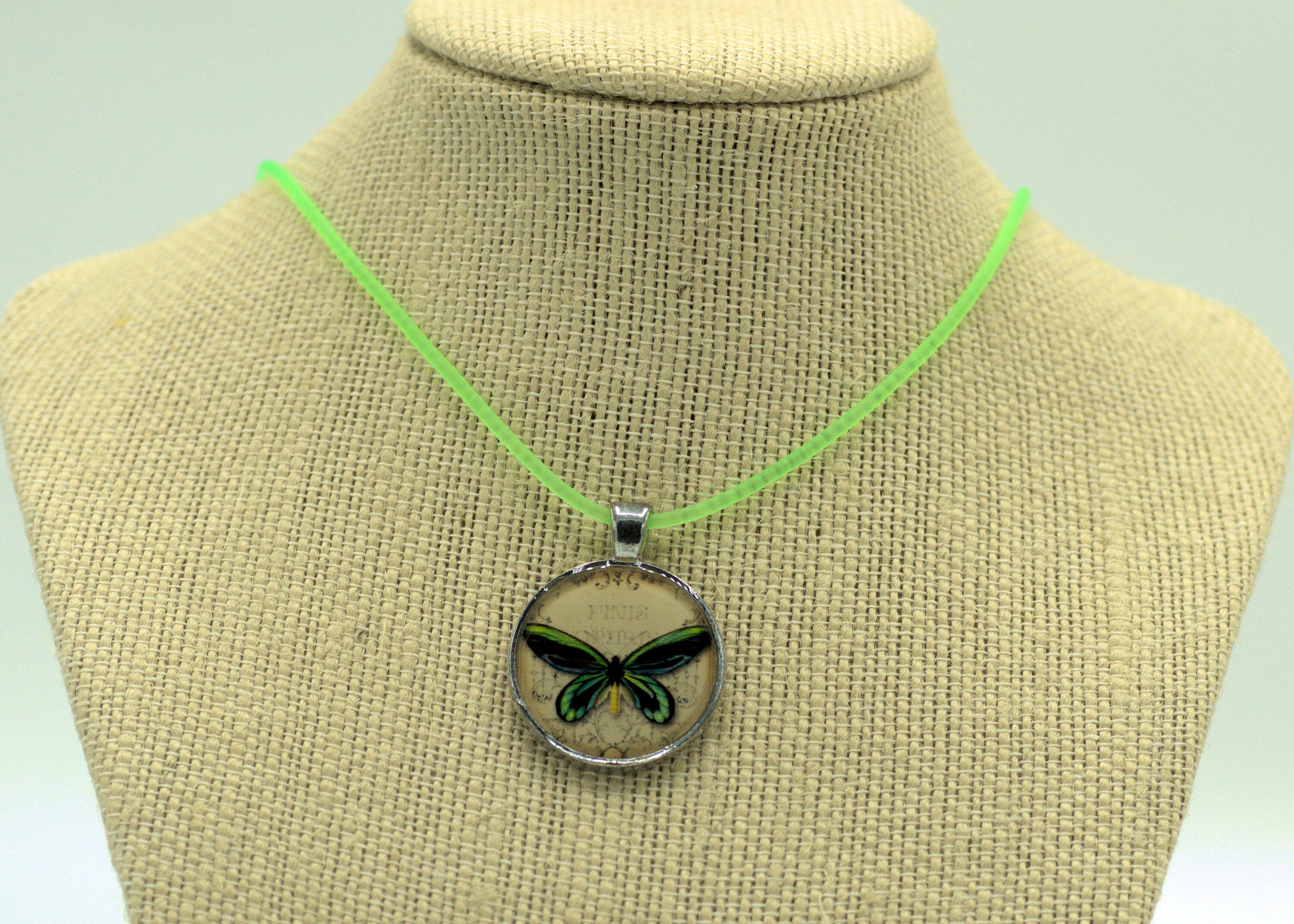 Butterfly Pendant Necklace - Etsy