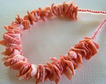 Vintage Costume Jewelry Faux Abalone Shell Chip Necklace - Etsy