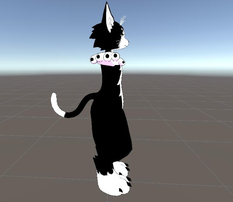 Vrchat Kepler Texture Tuxedo Cat - Etsy