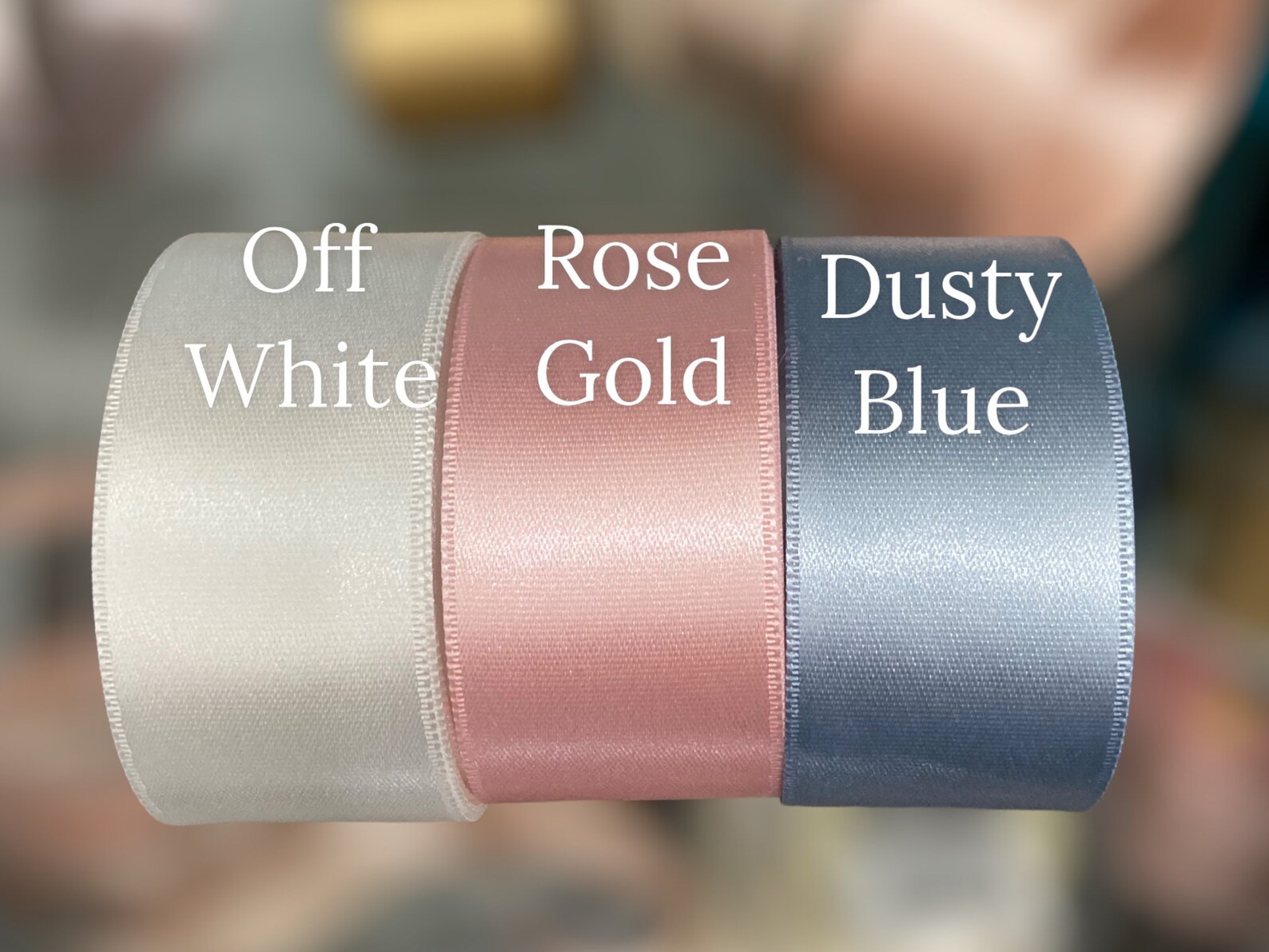 Rose Gold Satin Ribbon Double Sided Luxurious Quality Satin - Etsy