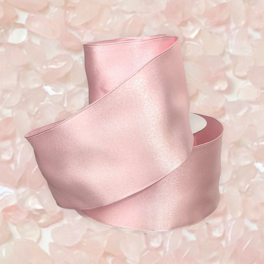 Satin Wired Ribbon Double Sided High Quality DIY Ribbon Satin by the ...