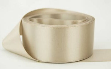 Champagne Taupe Satin Ribbon Double Sided High Quality Satin - Etsy