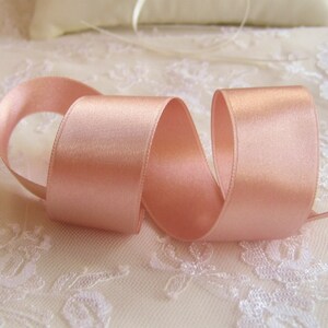 Rose Gold Satin Ribbon Double Sided Luxurious Quality Satin Weddings ...