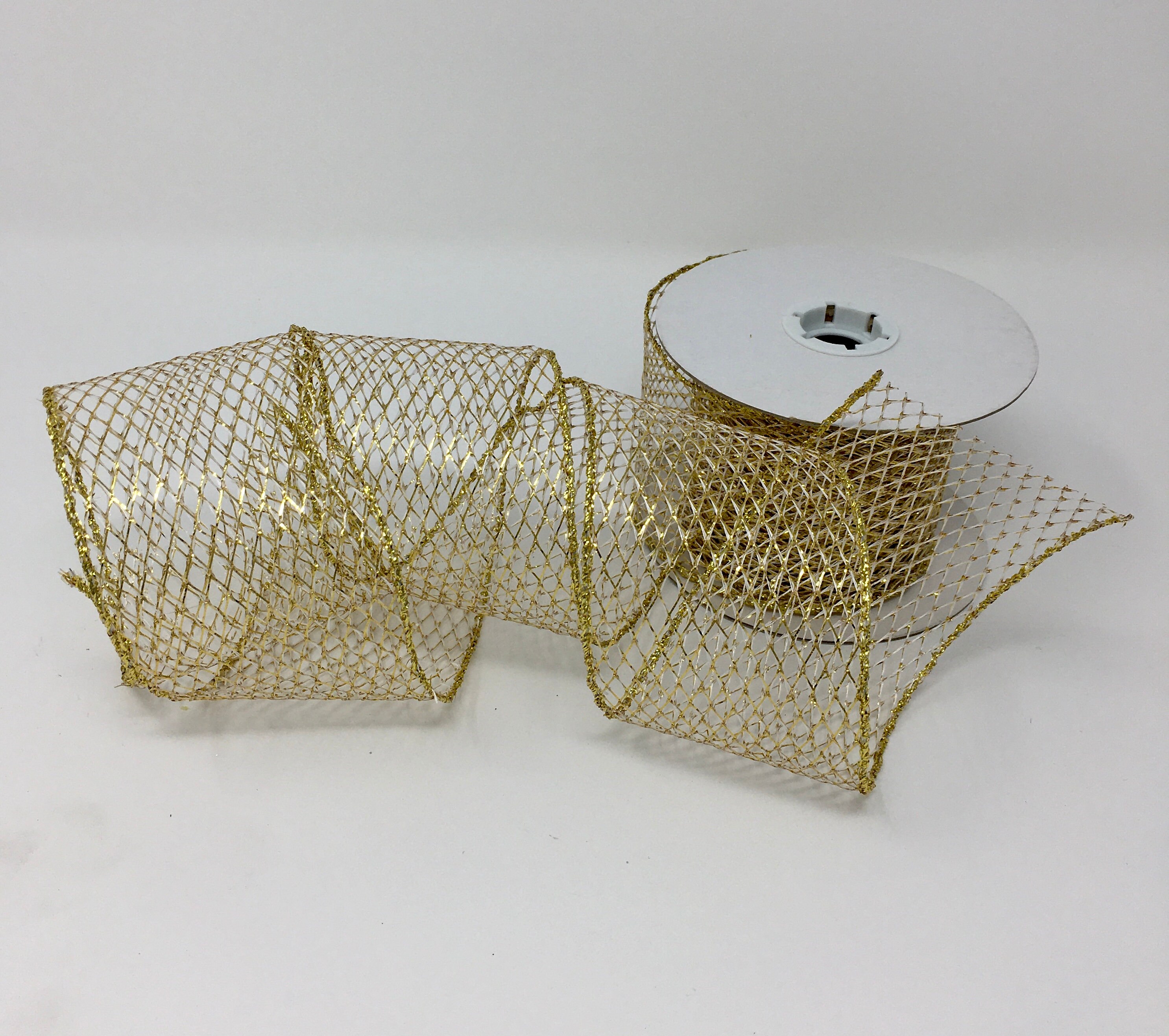 Silver Wired Mesh Ribbon 2 1/2 Inches Wide 2.5 Large - Etsy