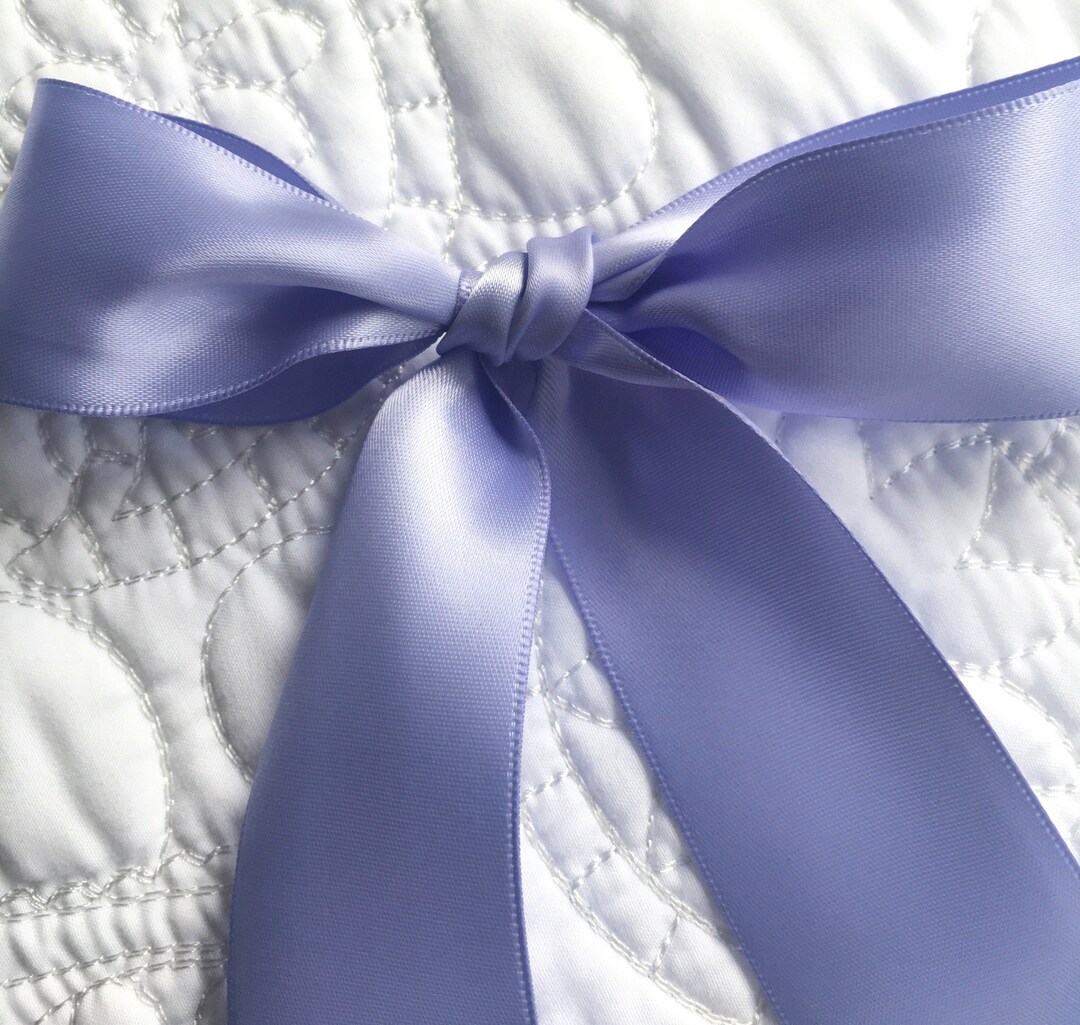 Periwinkle Satin Ribbon Double Sided Luxurious Quality Iris Lavender ...