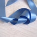 Blue Satin Ribbon Double Sided Smoky Blue, Cornflower, Steel Blue ...
