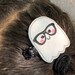 Ghost Hair Clip, Nerdy Ghost, Halloween Hair Clips, Felt Hair Clips ...
