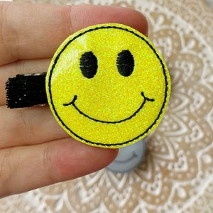 Smiley Face Hair Clip, Smiley Face Hair Clips, Hair Clip for Little ...