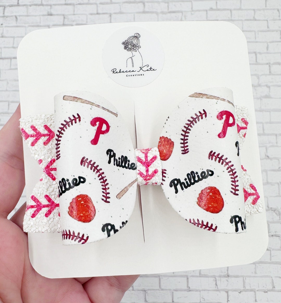 Philadelphia Phillies Hair Bow, Phillies Bow, Phillies Headband ...