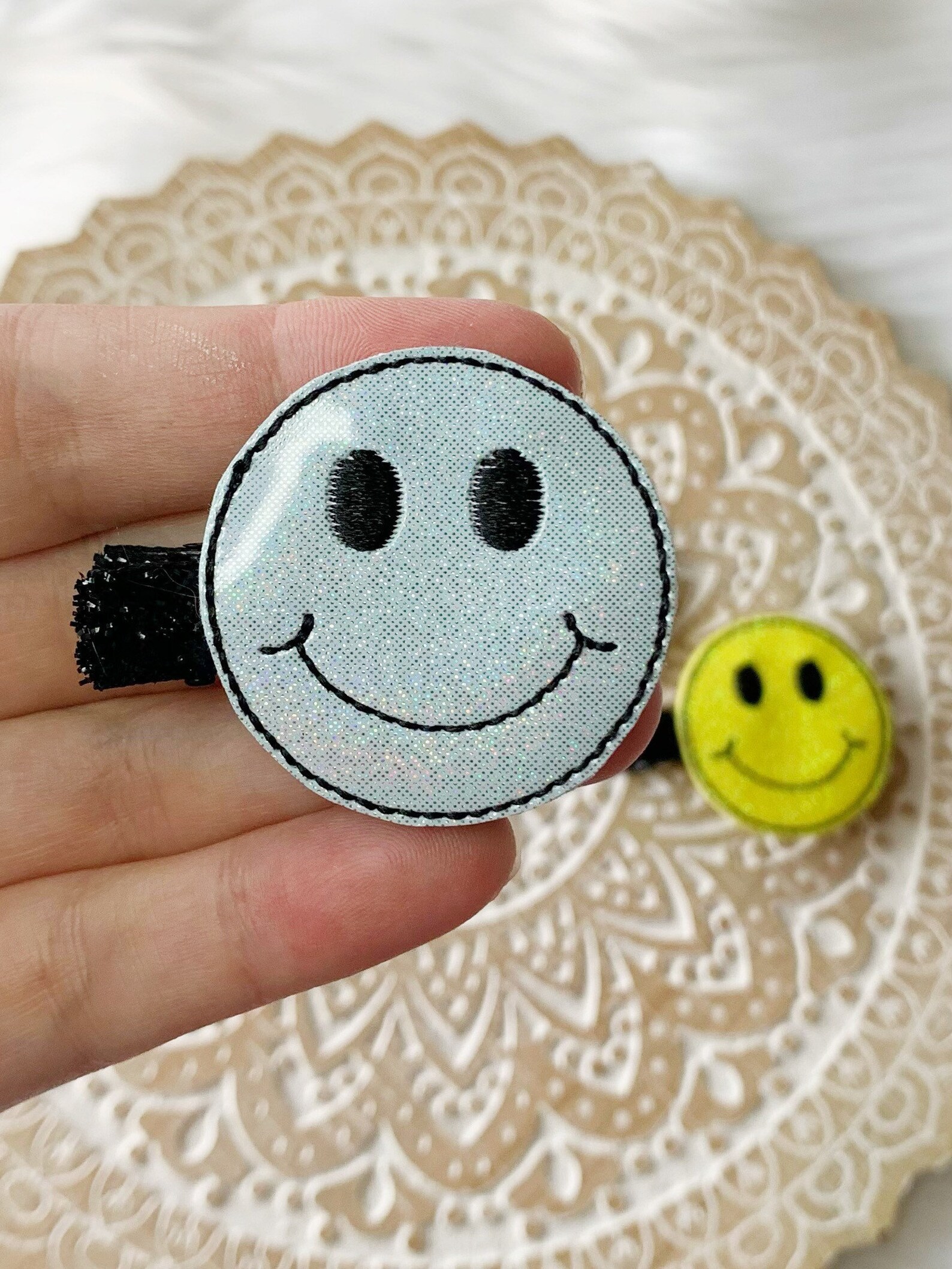 Smiley Face Hair Clip, Smiley Face Hair Clips, Hair Clip for Little ...