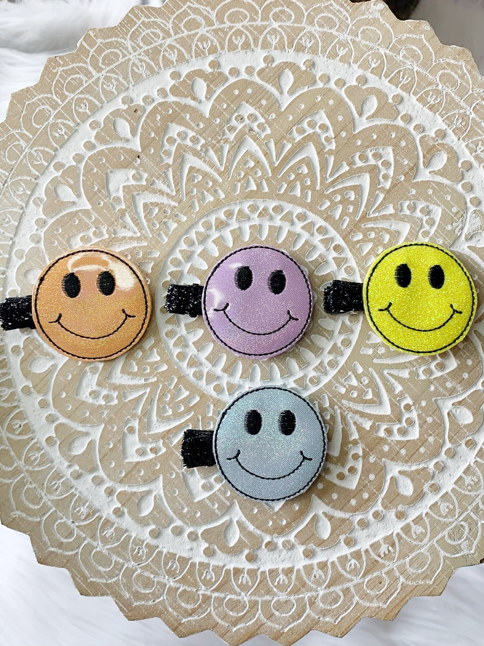 Smiley Face Hair Clip, Smiley Face Hair Clips, Hair Clip for Little ...