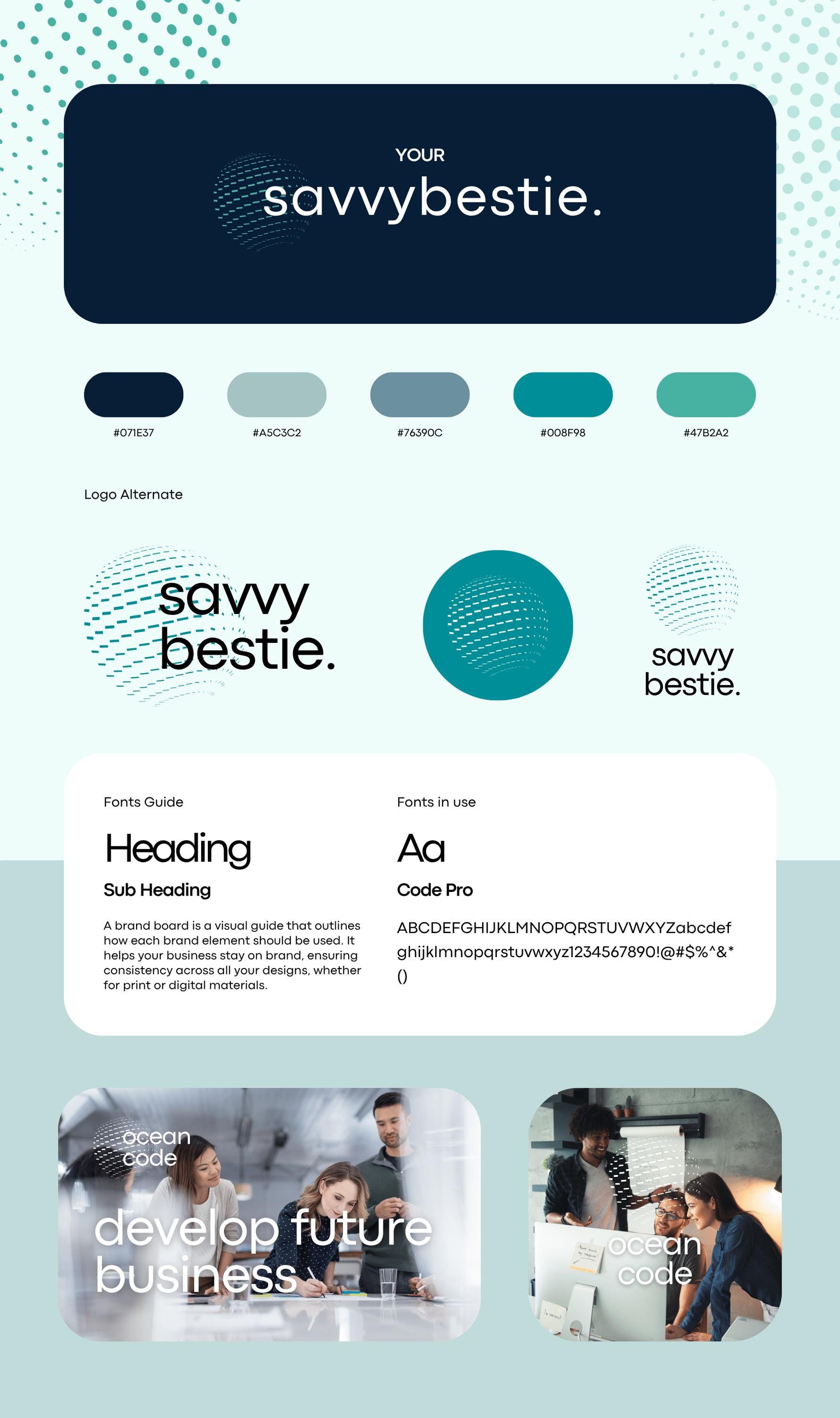 Canva Branding Kit Template: Logo, Color Palette, Social Media Designs ...