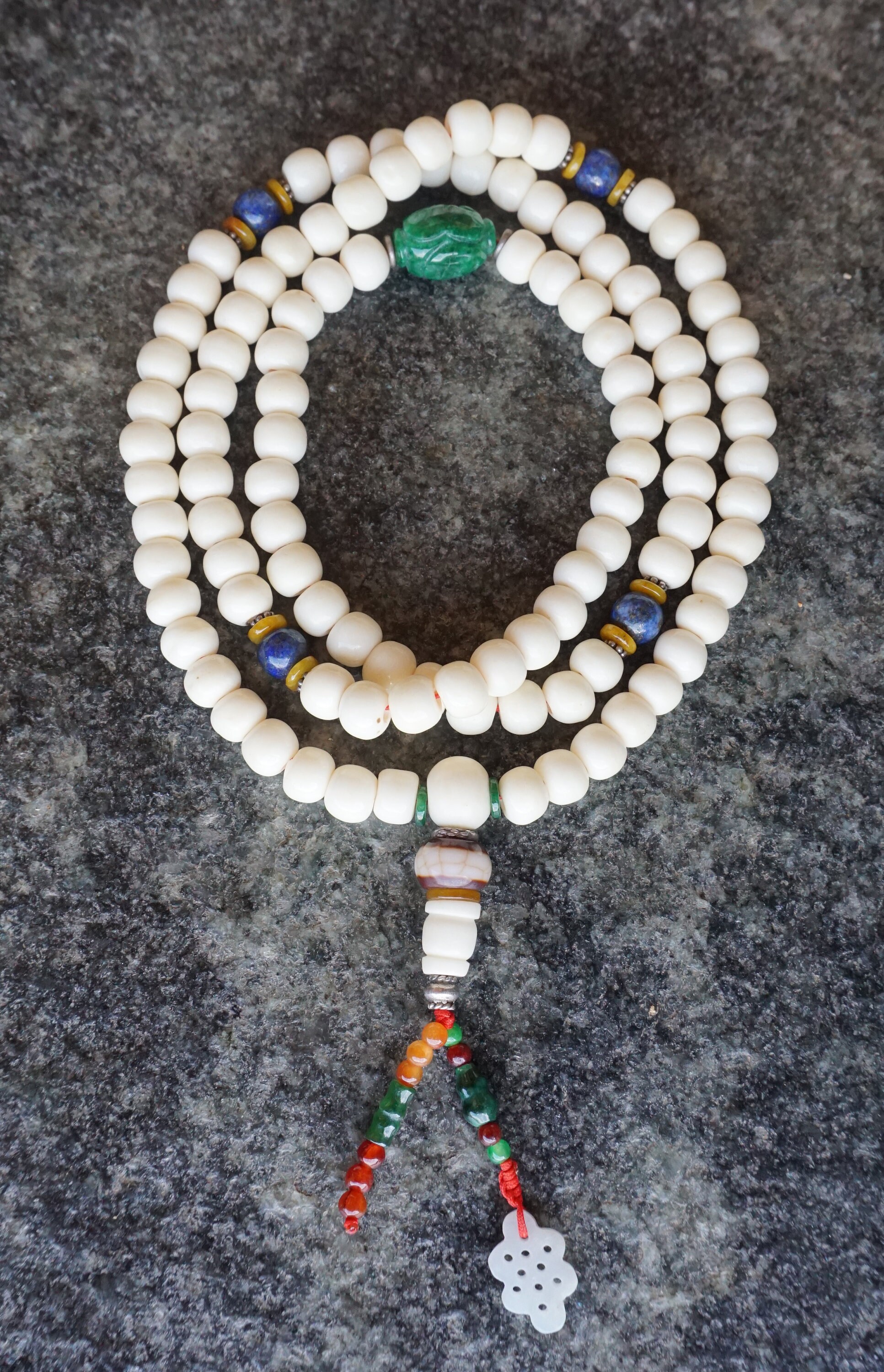 Mala Beaded Mala Semi Precious Stone Mala Spiritual - Etsy