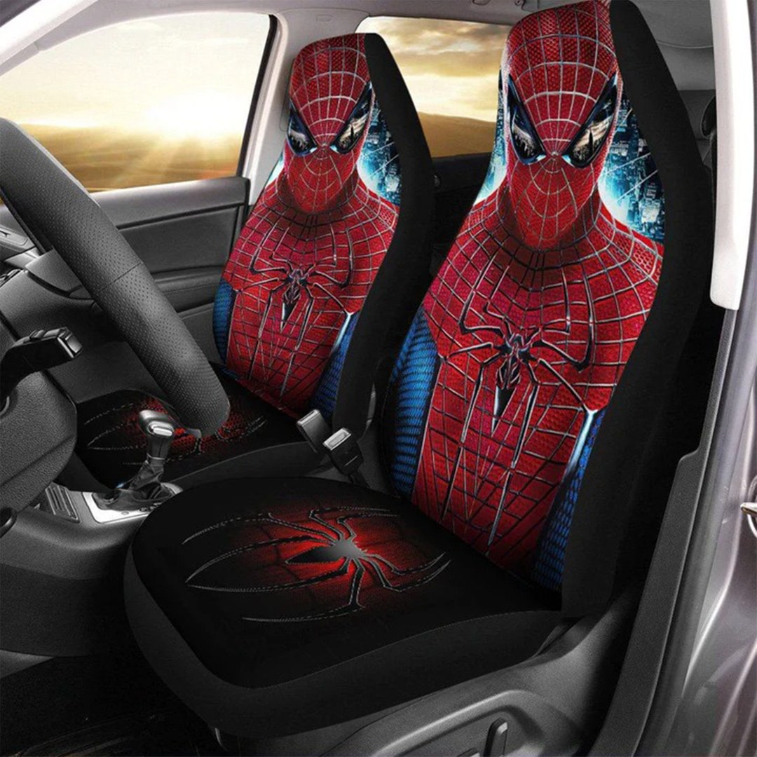 Spider Man Car Seat Cover Cartoon Vehicle Seat Cover Cartoon - Etsy