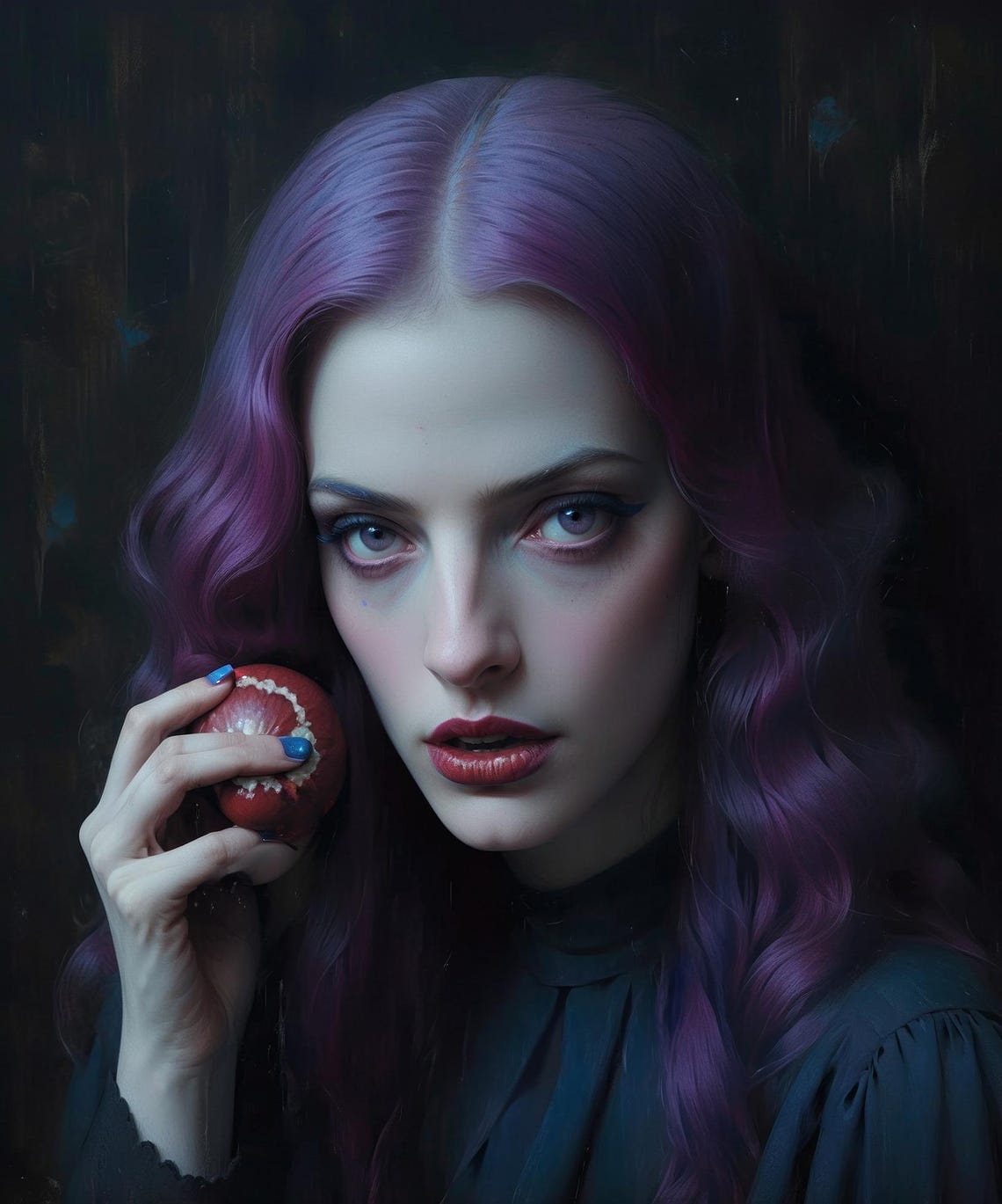 Gothic Girl Pop Surrealism Print, Strange Art, Wall Art, Poster, Weird ...