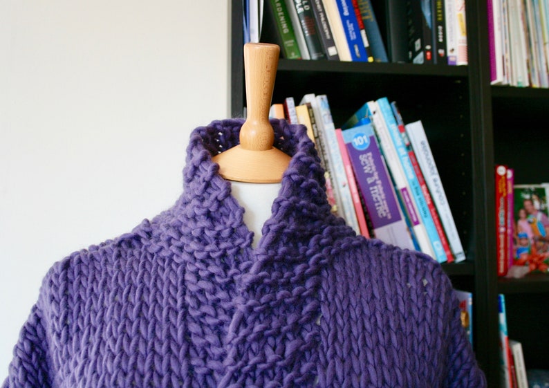 KNITTING PATTERN Chunky Jacket Oversized Cardigan Knitting | Etsy