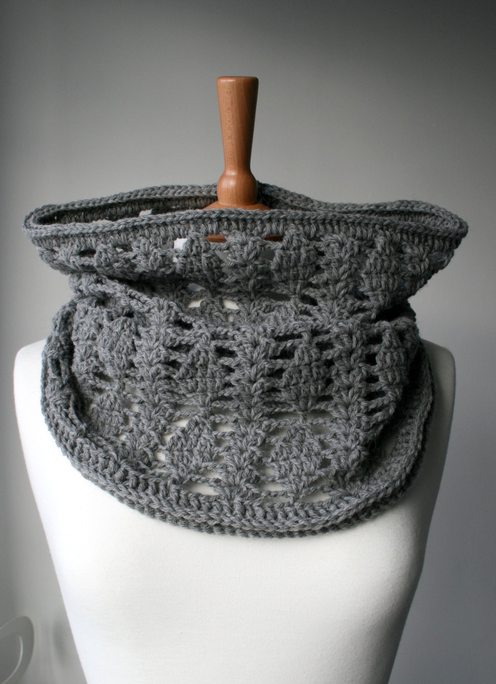 Crochet Pattern Cowl Pattern Snood Crochet Pattern Diamond - Etsy