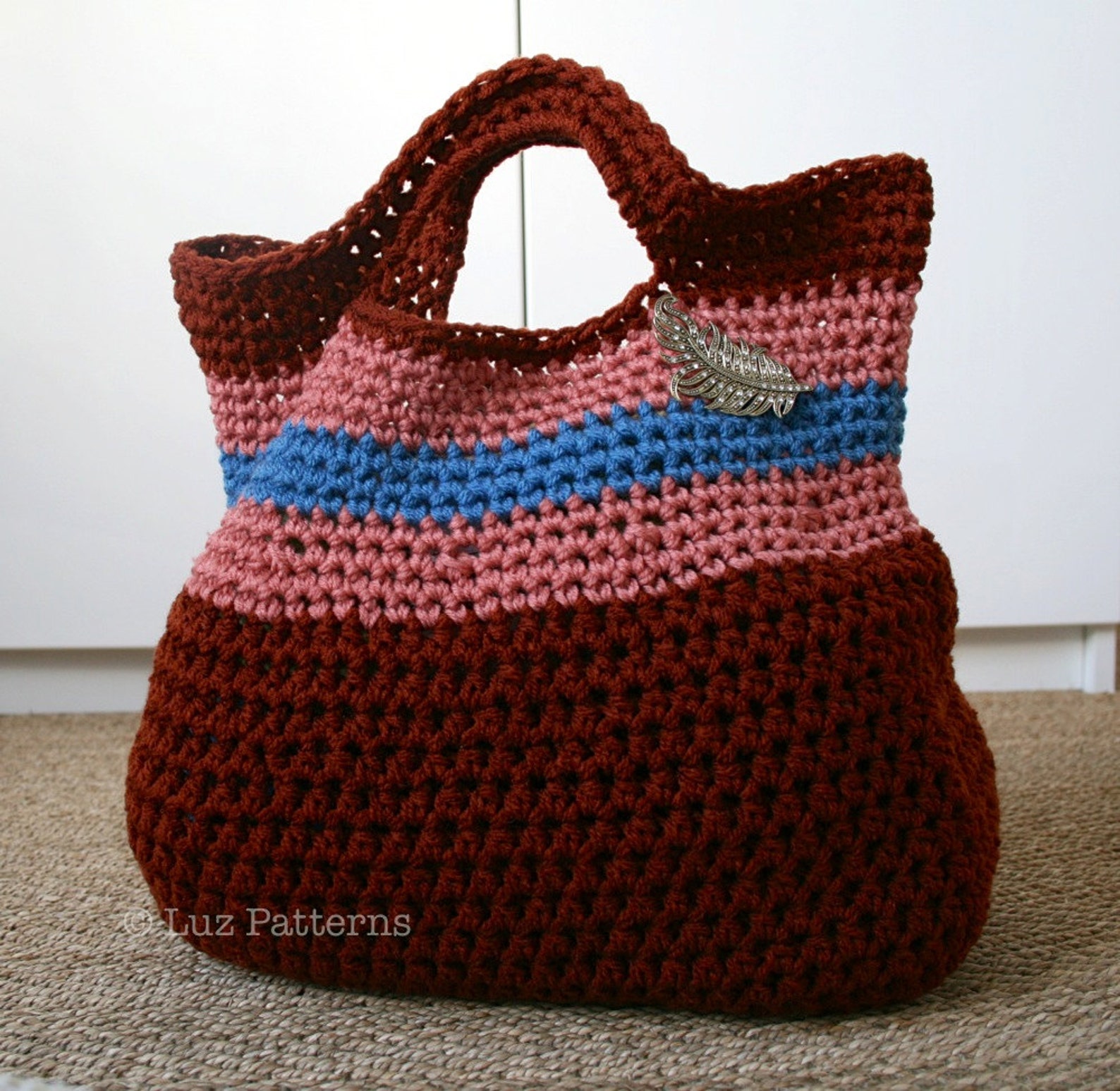 Crochet Pattern Crochet Bag Pattern Vintage Tote Bag Pattern - Etsy