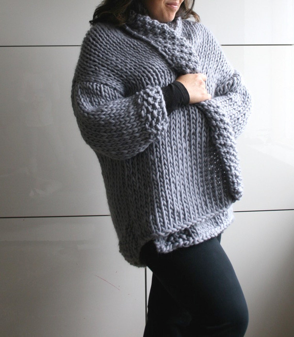 KNITTING PATTERN Coat Sweater Knitting Pattern Oversized - Etsy UK