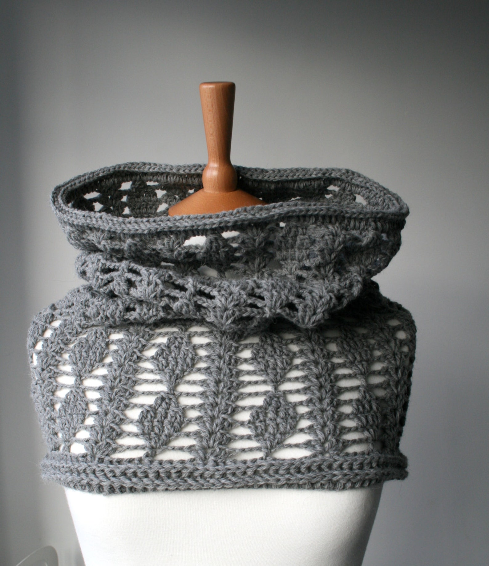 Crochet Pattern Cowl Pattern Snood Crochet Pattern Diamond - Etsy