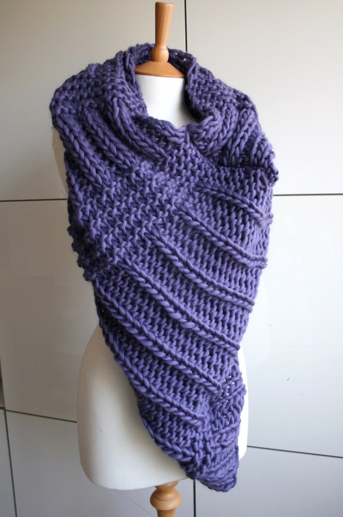 KNITTING PATTERN Boho Poncho Knitting Pattern Oversized Wrap - Etsy