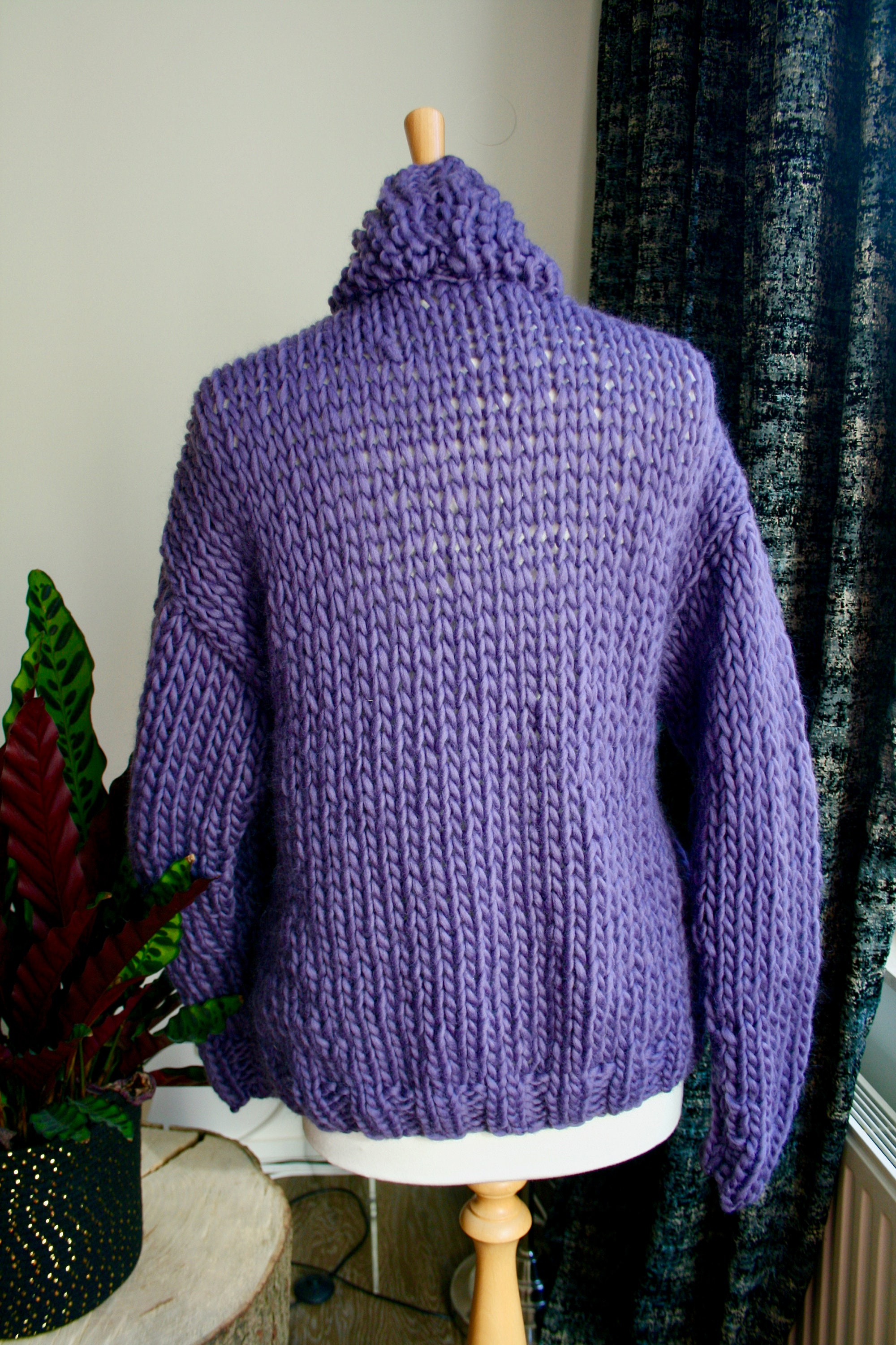 KNITTING PATTERN Chunky Jacket Oversized Cardigan Knitting - Etsy