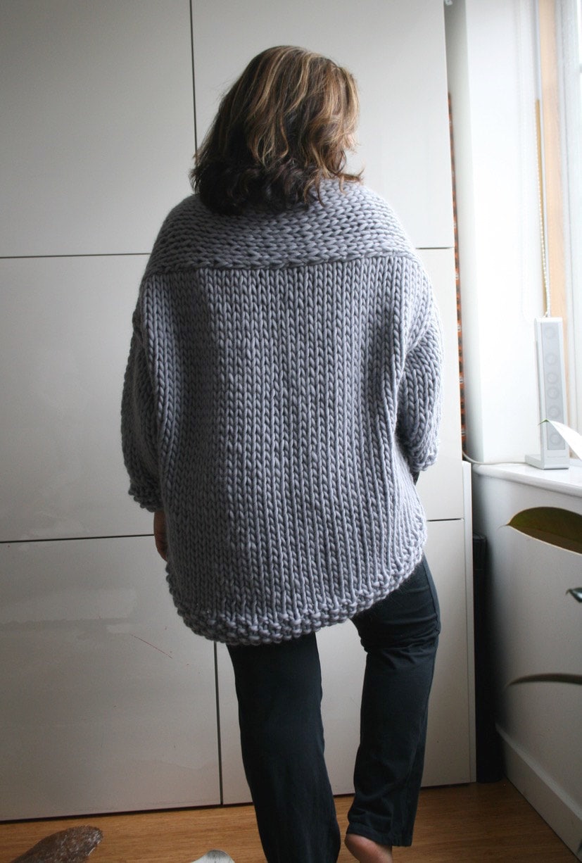 KNITTING PATTERN Coat Sweater Knitting Pattern Oversized - Etsy