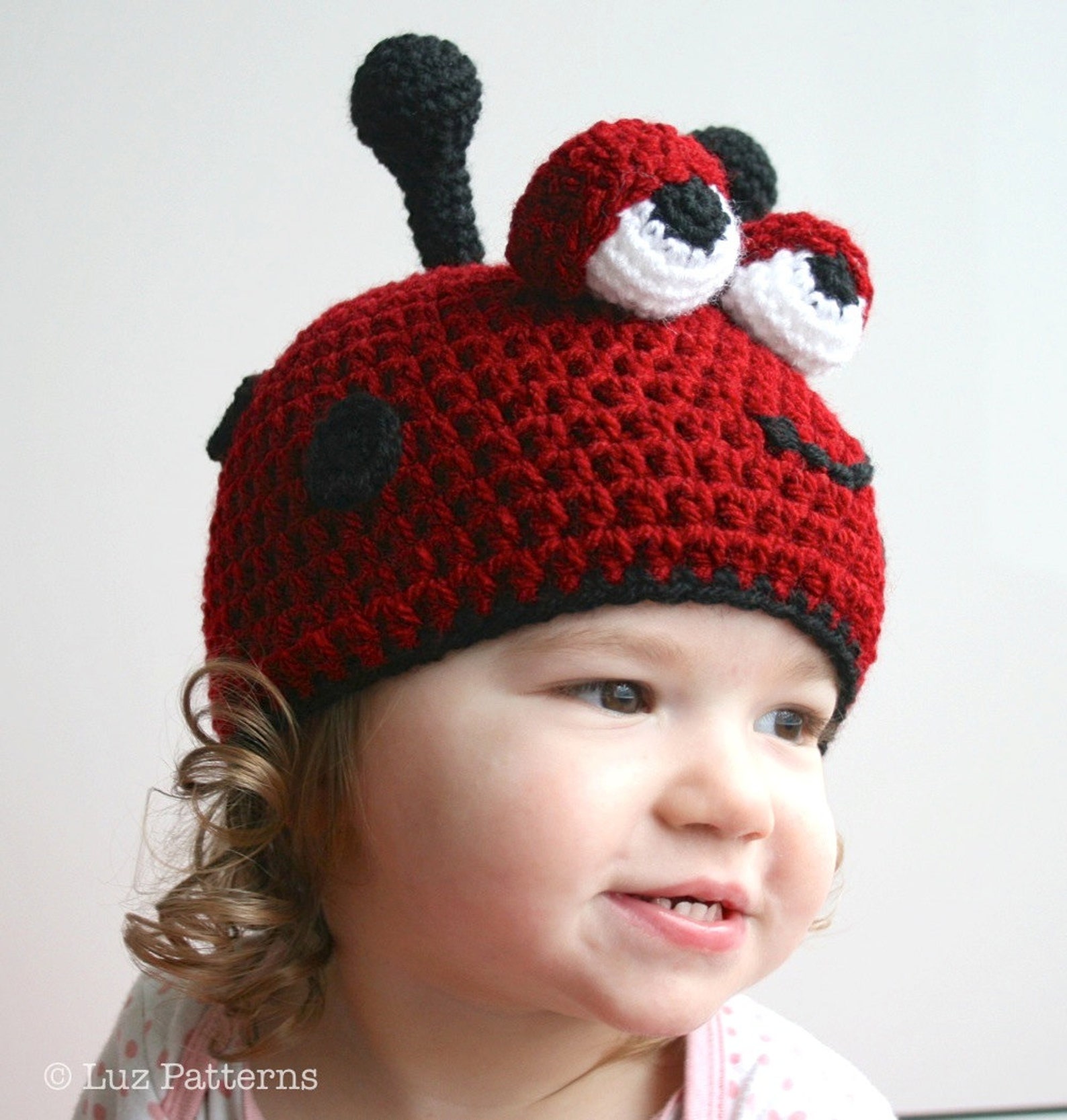 Crochet Hat Pattern Crochet Baby Ladybug Hat Pattern - Etsy