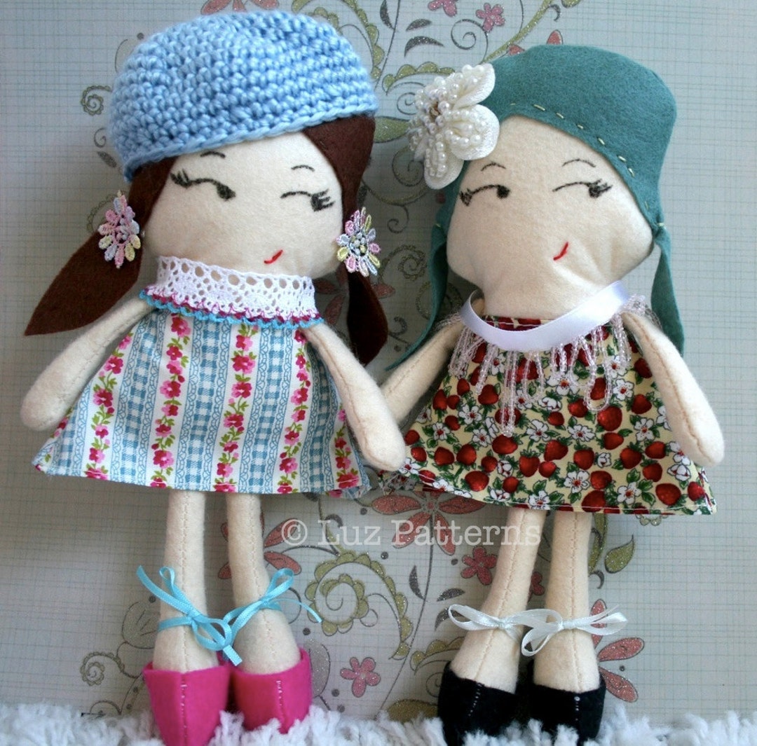 Sewing Pattern Rag Doll Pattern Sewing Doll Pattern Girl - Etsy UK