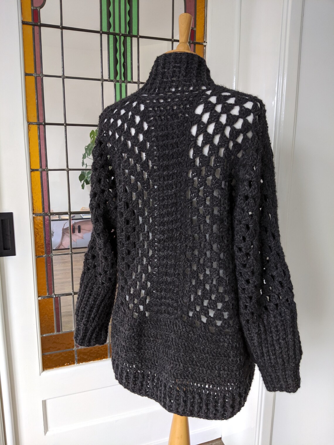 CROCHET PATTERN Coat Sweater Crochet Pattern Oversized | Etsy