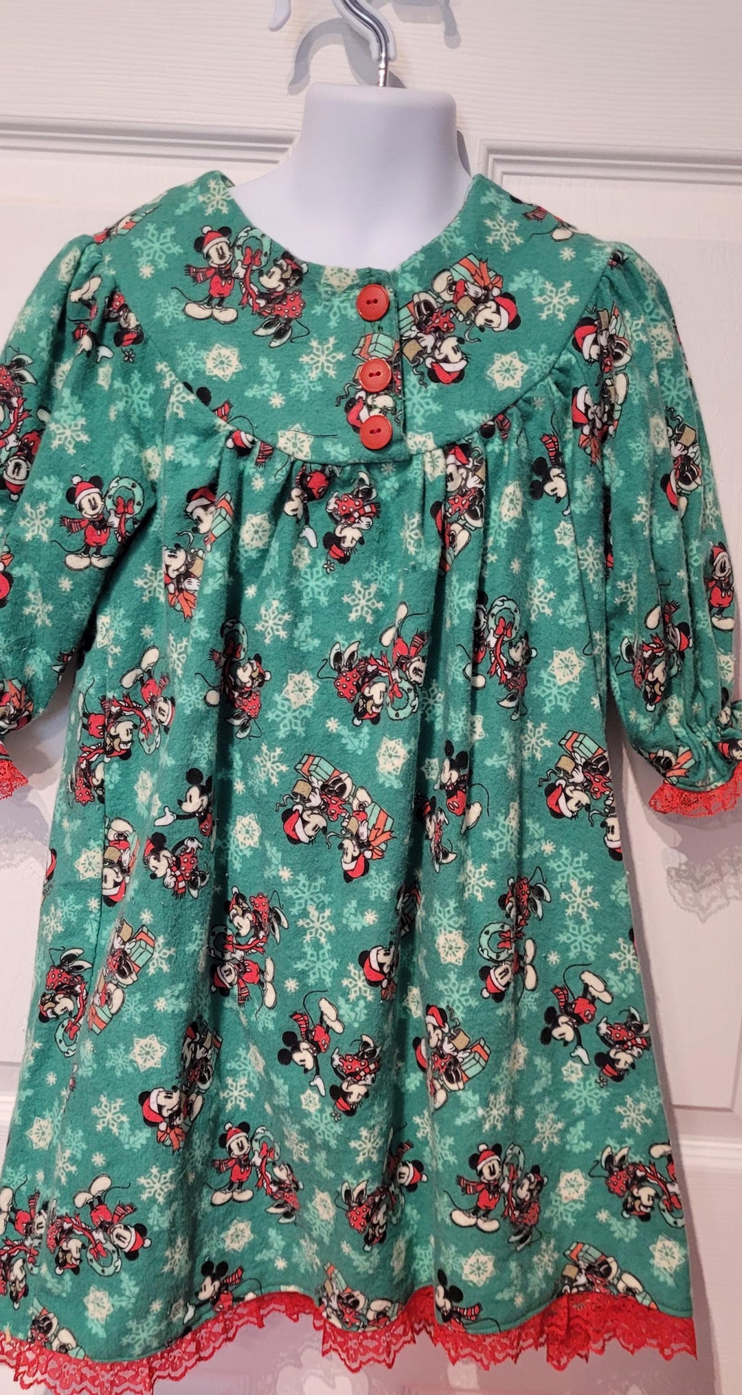Christmas Nightgown Size 3 - Etsy